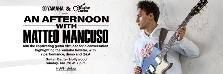 POSTPONED: Guitar Center and Yamaha to host guitar event with Matteo ...